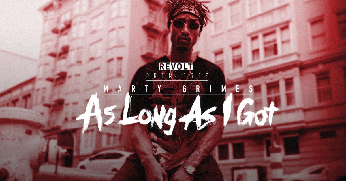 REVOLT PREMIERE: Marty Grimes shows he's a dedicated man in "As Long As ...