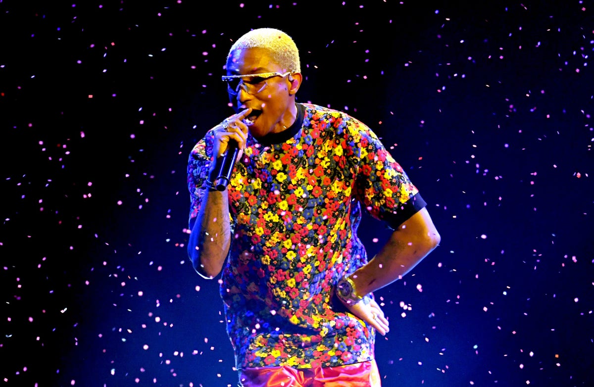 On the dreamlike production and songwriting of Pharrell, as exhibited ...