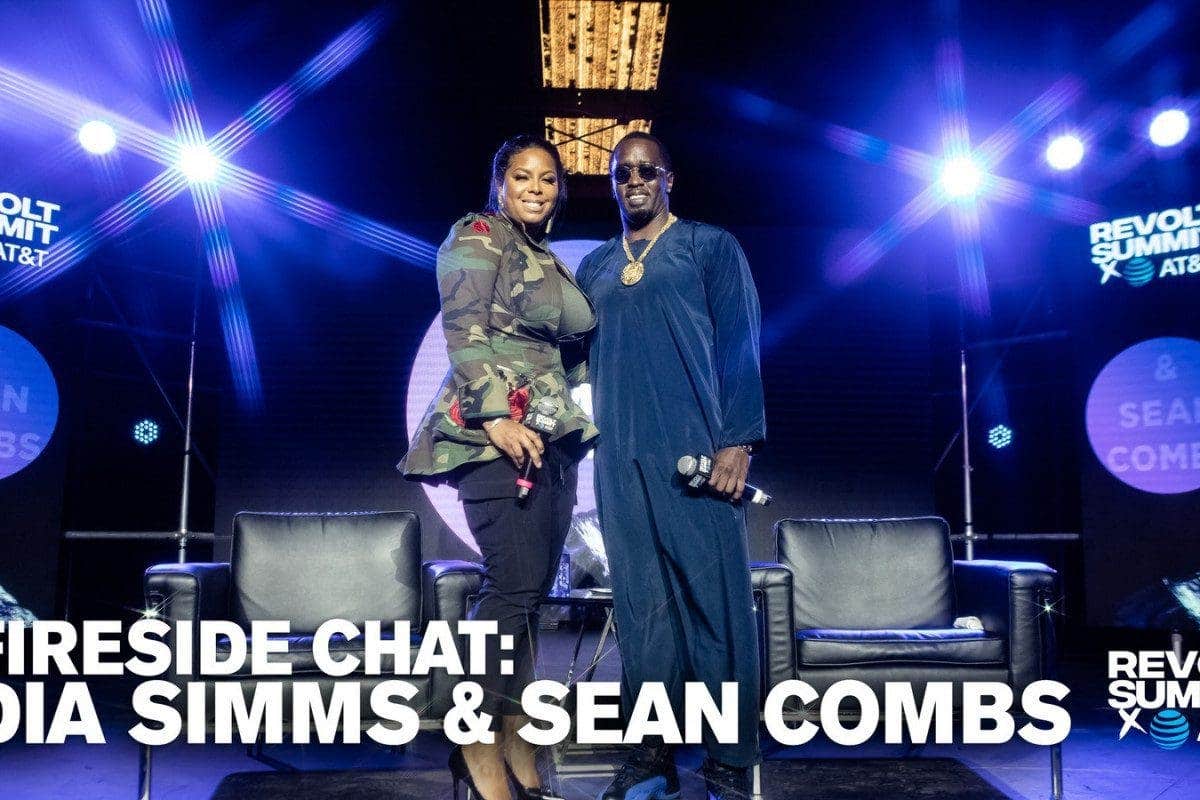 The “Fireside Chat with Dia Simms & Sean Combs” talked dreaming big