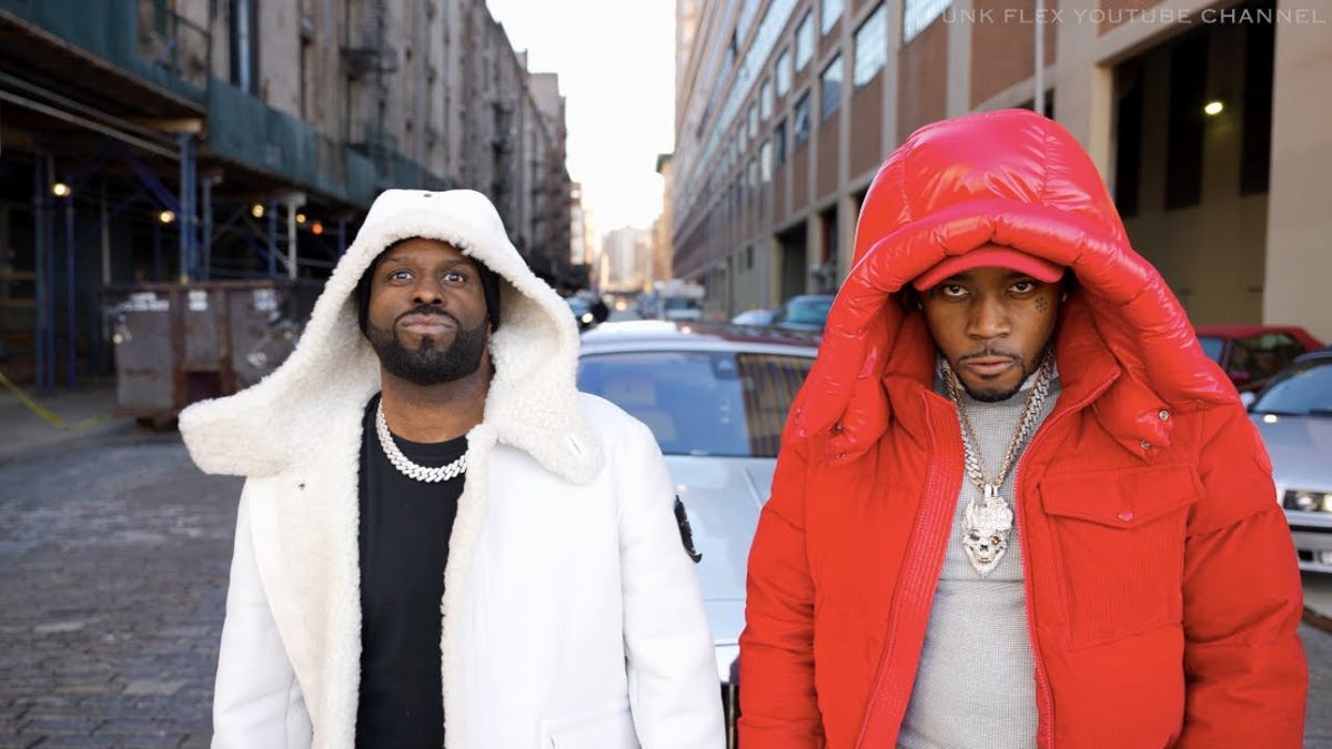 It’s “Game Time” in Funkmaster Flex and Fivio Foreign’s new video