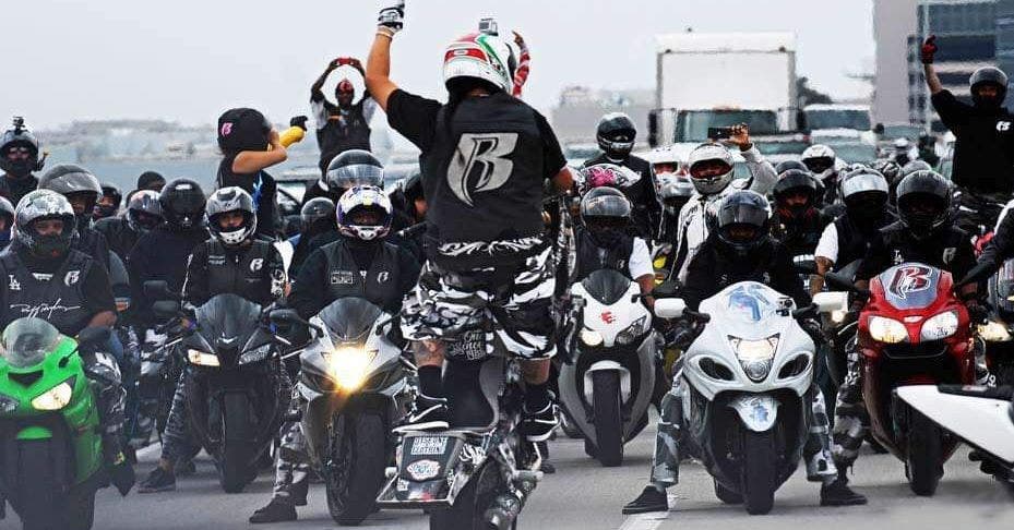Ruff Ryders motorcycle crew pull up to DMX’s hospital