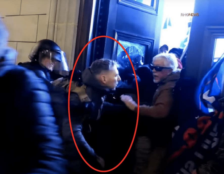 U.S. Marine arrested for assaulting federal officer during Capitol riot