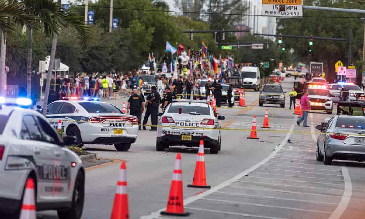 Pickup truck hits Florida Pride parade crowd, killing one