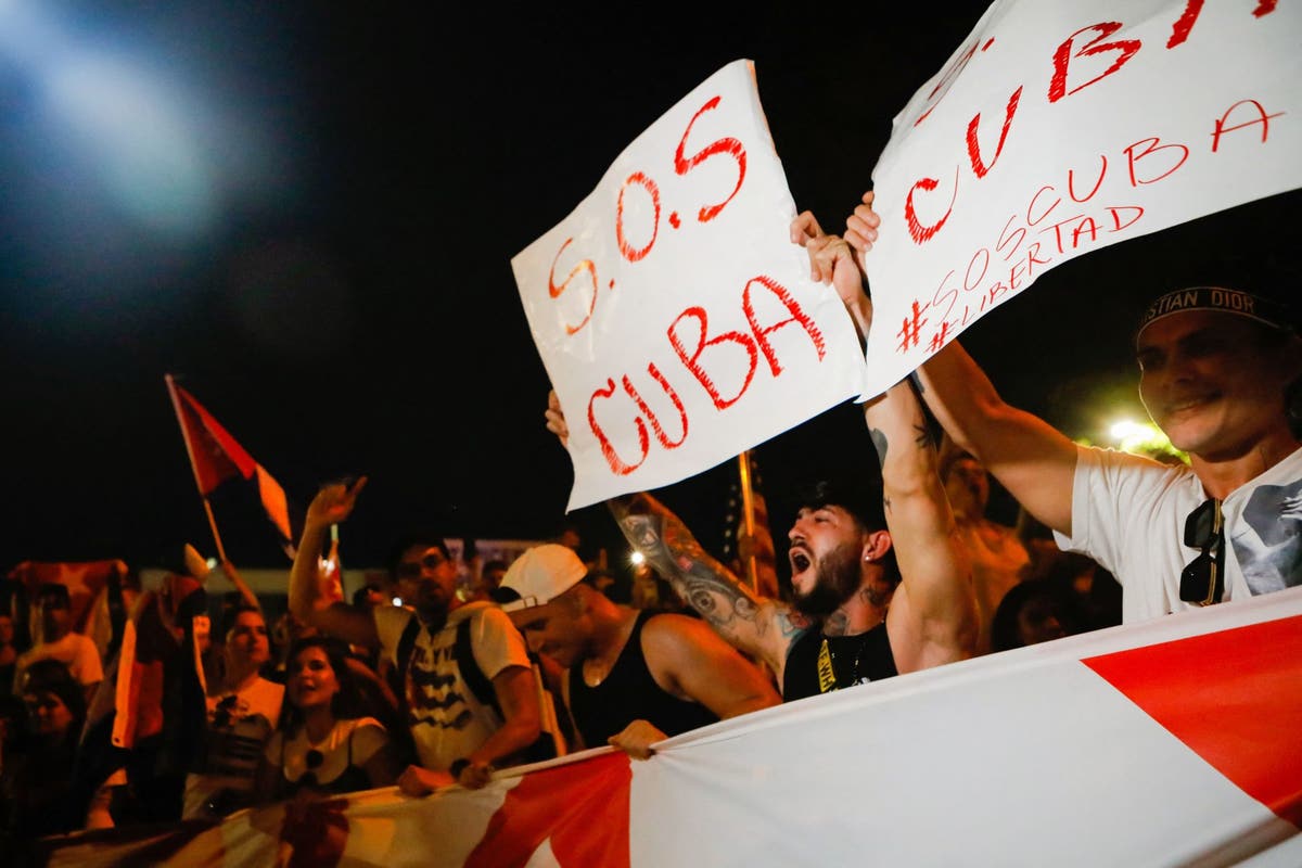Thousands in Cuba protest government and food, vaccine shortages