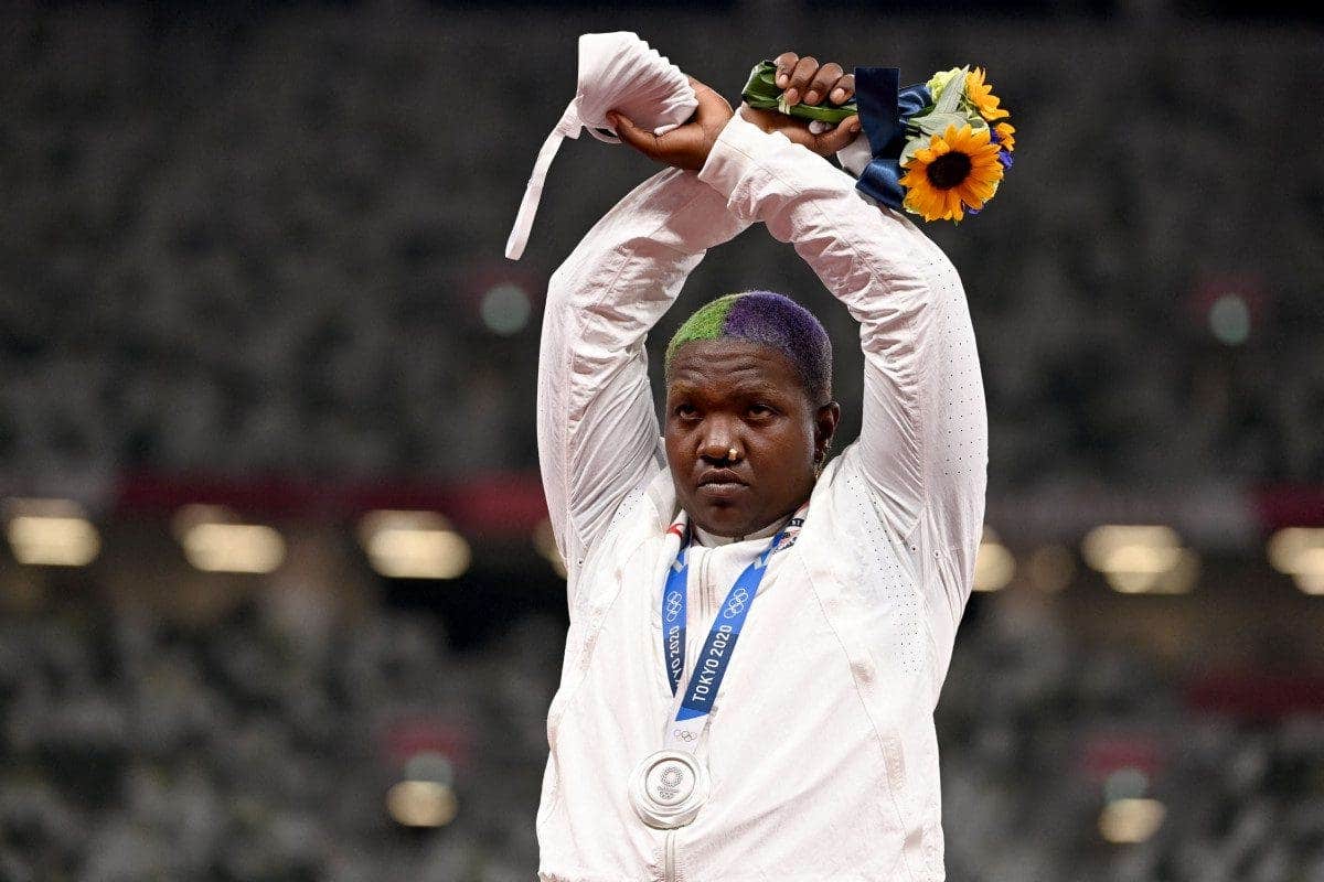 Olympian Raven Saunders’ mother dies days after her silver medal win