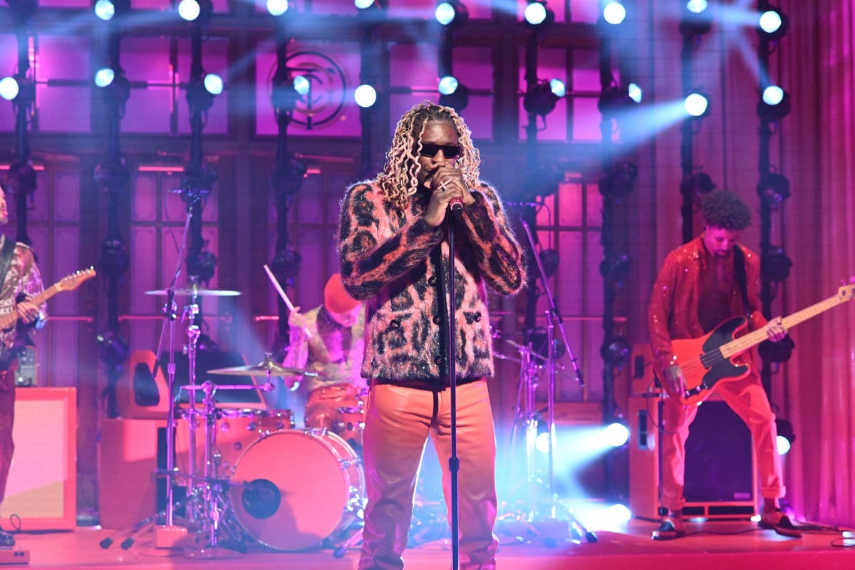 Young Thug brings out Gunna, Nate Reuss, and Travis Barker on “Saturday ...