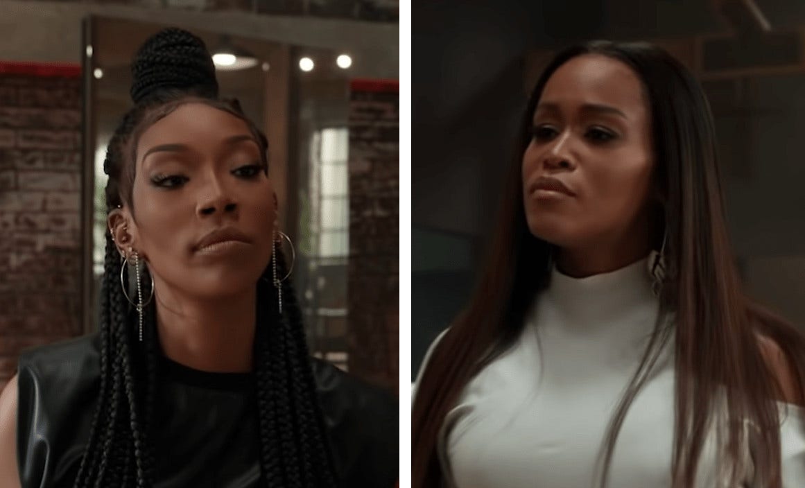 Eve and Brandy get into a “Rap Battle” on “Queens”