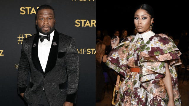 Nicki Minaj teased on-screen collab with 50 Cent