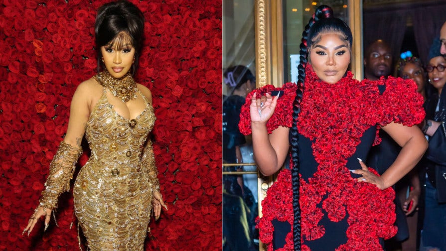 Cardi B and Lil Kim spotted in the studio together