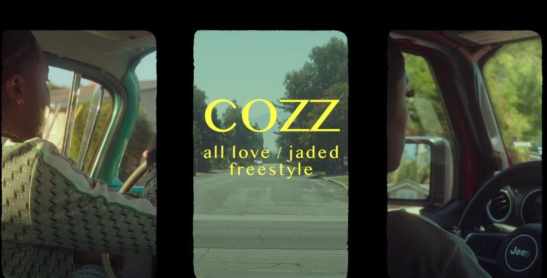 Cozz drops new "All Love/Jaded (Freestyle)" visual