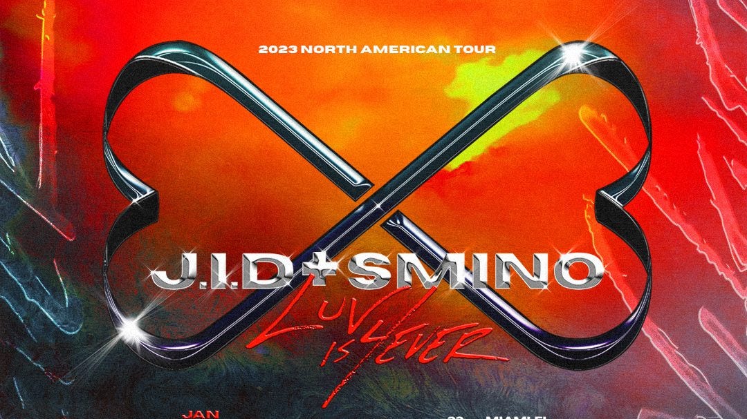 JID and Smino announce joint "Luv Is 4Ever Tour"