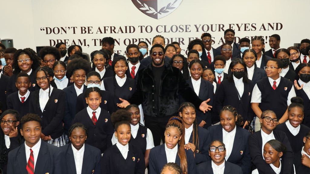 Diddy says opening Bronx school is one of his proudest moments