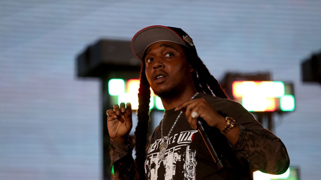 Artist's tribute to Takeoff leaves family and fans in awe