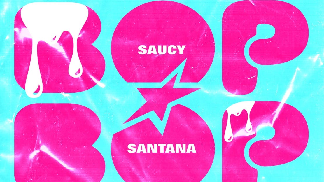 Saucy Santana is the life of the party in new "Bop Bop" video