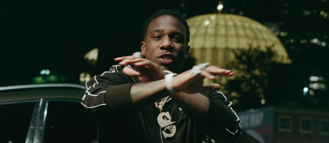 Dusty Locane handles business in new "WAY BACC" visual