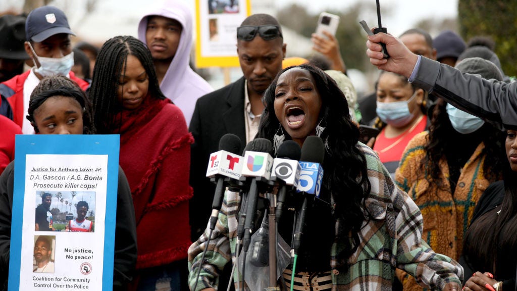 Black double amputee fatally shot by California police
