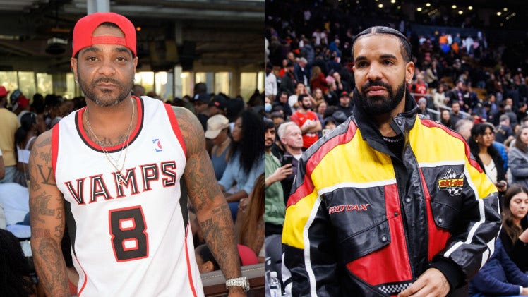 Jim Jones declares Drake hip hop's GOAT