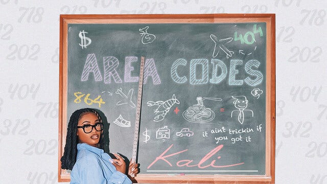 Kali has men in different "Area Codes" in latest single