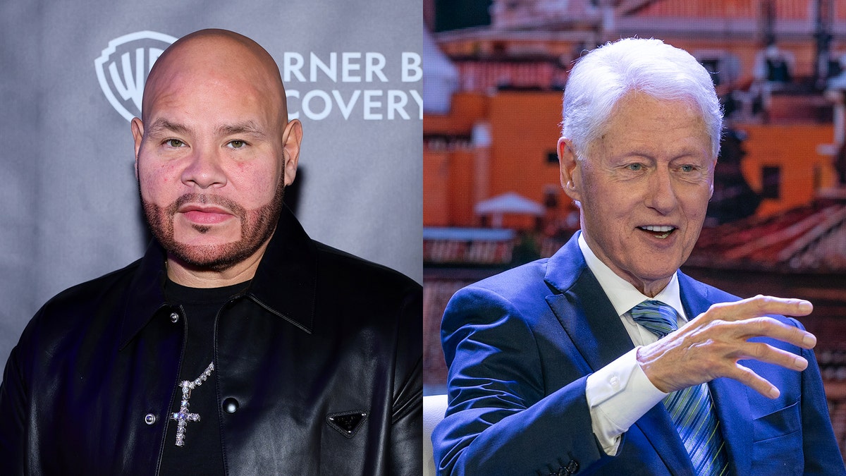 Fat Joe gifts Bill Clinton a pair of special edition AF1s