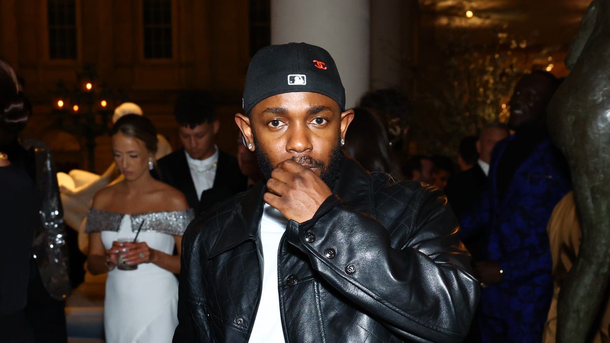 Kendrick Lamar attends annual toy drive in Compton