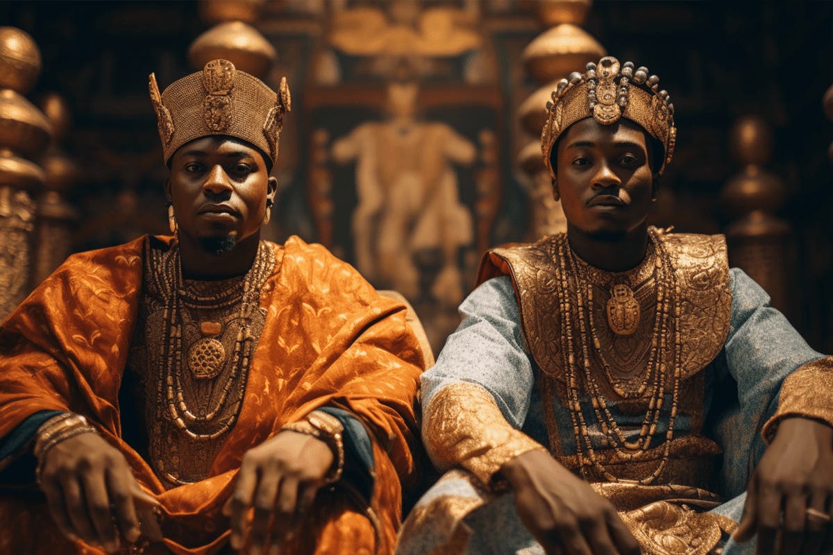 The story of twin princes' fight for the family throne