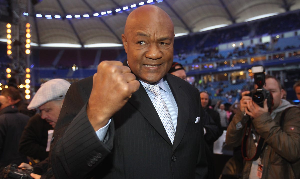 9 knockout lyrics name-dropping George Foreman
