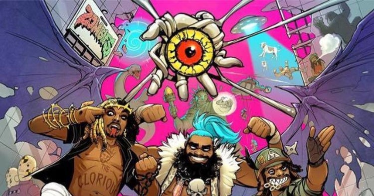 Flatbush Zombies Tekening 113 Rapper Meechy Darko Foto's En